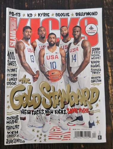 Slam Magazine Kicks 19 2016 Olympics Issue Jordan Poster Inside | eBay