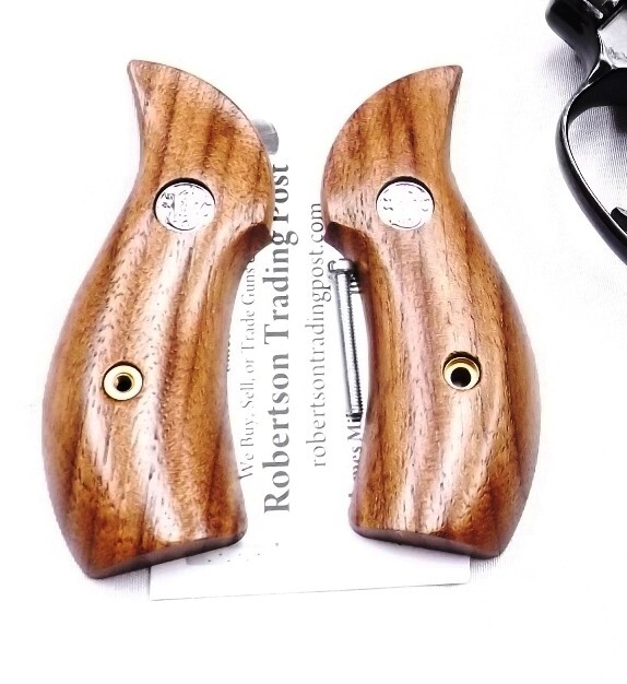 Correct Herretts Walnut Grips for S&W model 40 42 Centennial Revolvers ...
