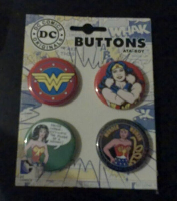 WONDER WOMAN ~DC Comics ~ATA-Boy ~Pinback Buttons ~NEW | eBay