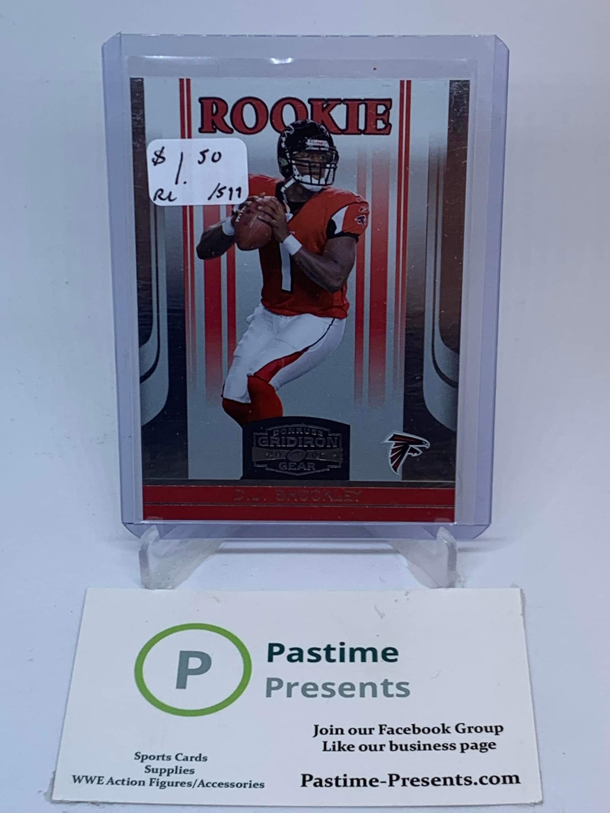 2006 Donruss Gridiron Gear #124 DJ Shockley RC /599 Atlanta Falcons | eBay