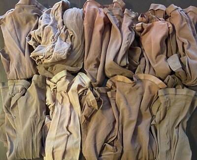 Lot of 10 Pantyhose Nylon Stockings Hosiery Assortment Silky Women's ...