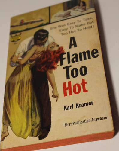 A Flame Too Hot - Pulp Fiction Novel Erotic Sleeze Adult 1965 Karl ...