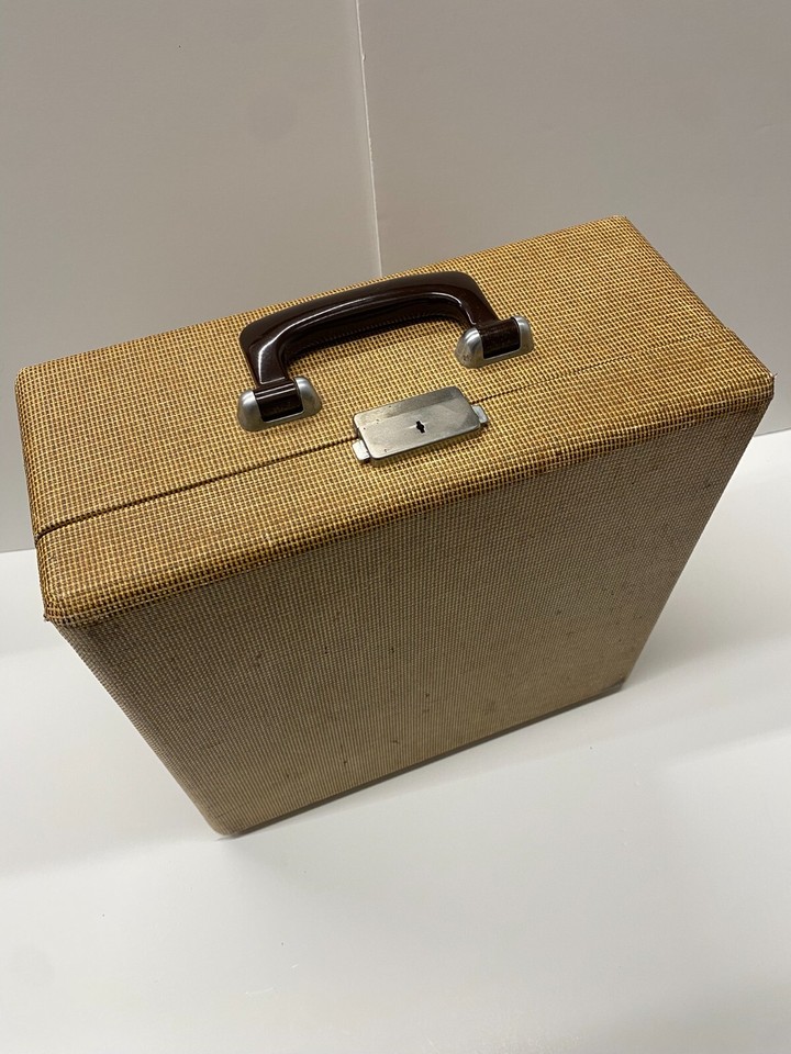 VERTICAL SCRIPT CURSIVE Smith Corona Silent 5S Portable Typewriter 1952 ...