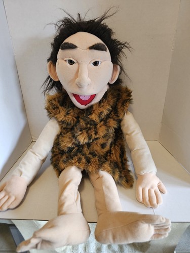 Large 30” Caveman Hand Puppet Primitive Character Teacher Classroom ...