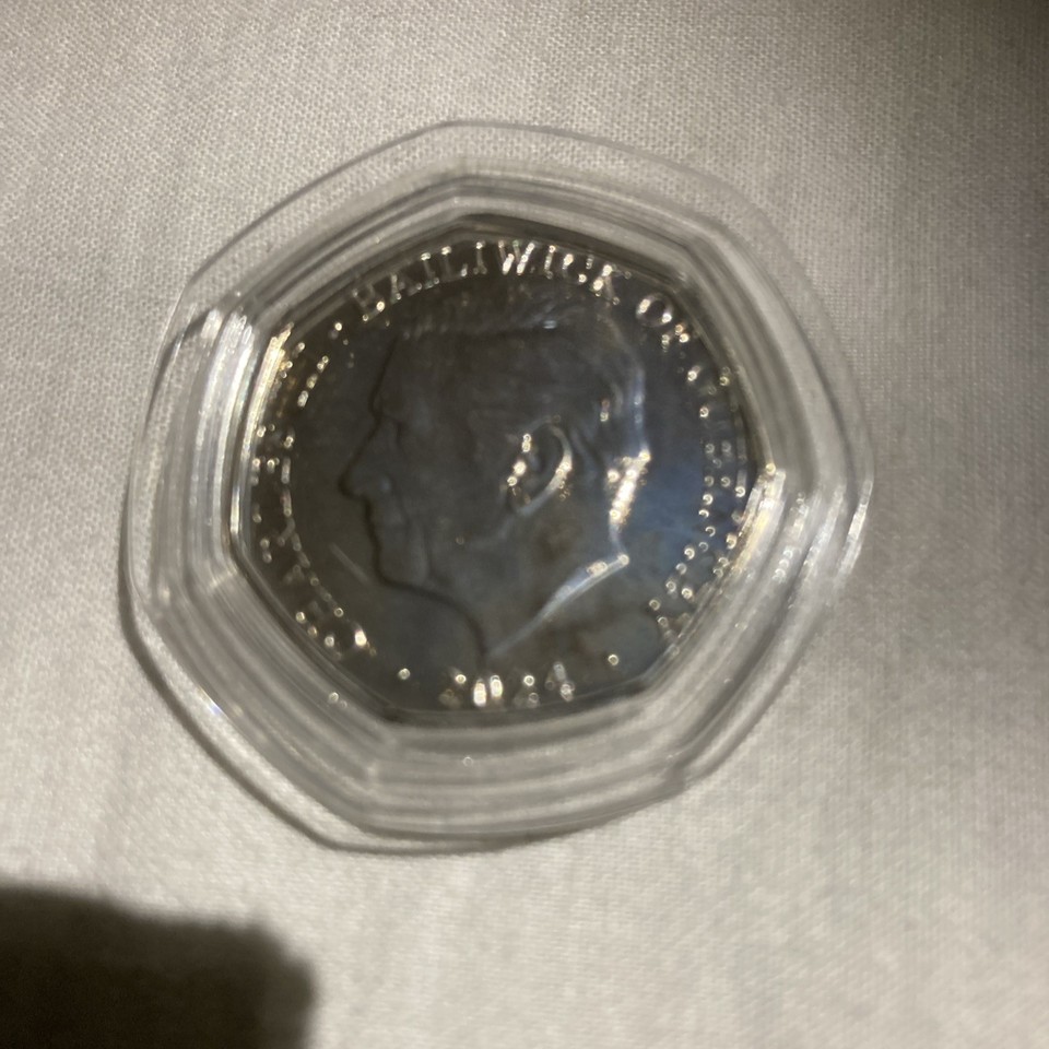 Christmas 50p 2024. COLOUR Snowman and Santa. BU. | eBay UK