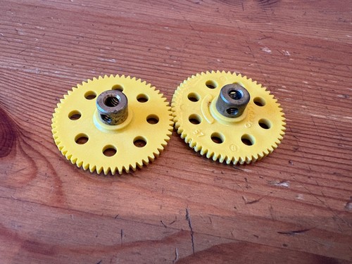 Meccano 57 tooth Plastic Gear Wheel x 2, Part 27ap. | eBay UK