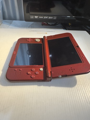 New Nintendo 3DS XL Handheld Console Red Gaming System - Charger ...