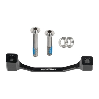 Trickstuff +20mm PM 74mm Post Mount Disc Brake Caliper Adapter - Black ...