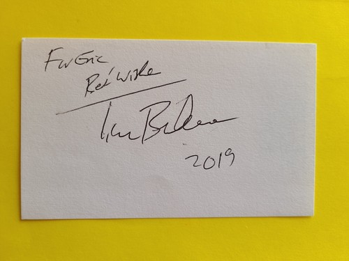 Tim Berners-Lee W.W.W Inventor Signed, Autographed, 3x5 card , | eBay