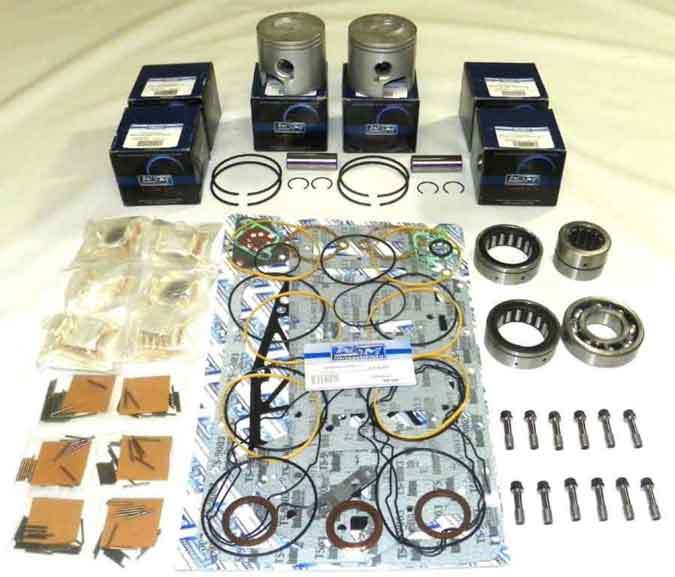 WSM MERCURY / MARINER 250 HP DFI V6 SPORT JET REBUILD KIT .020 OVER 100 ...