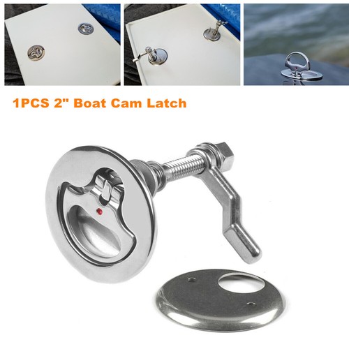 1PCS 2" Boat Cam Latch Marine Boat Hatch Latch Flush Pull Hatch Lift ...
