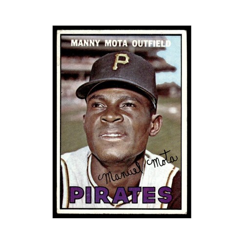 1967 Topps Baseball Card Manny Mota Pirates #66 | eBay