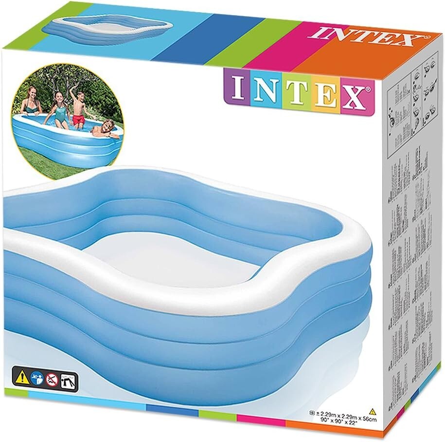 Intex - 57495EP - 90" X 90" X 22" Swim Center Family Pool Assorted ...