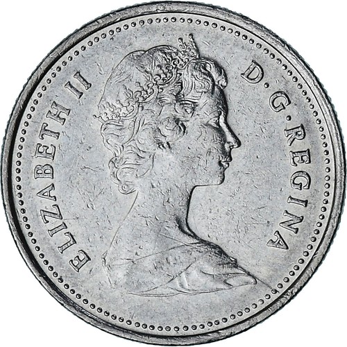 [#1027095] Canada, Elizabeth II, 25 Cents, 1981, Royal Canadian Mint ...
