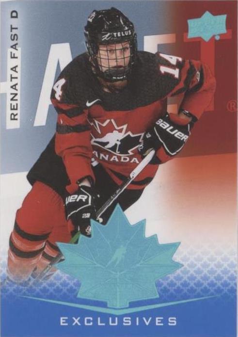 2021 Upper Deck Team Canada Juniors - Renata Fast #53 Blue (RC) for ...