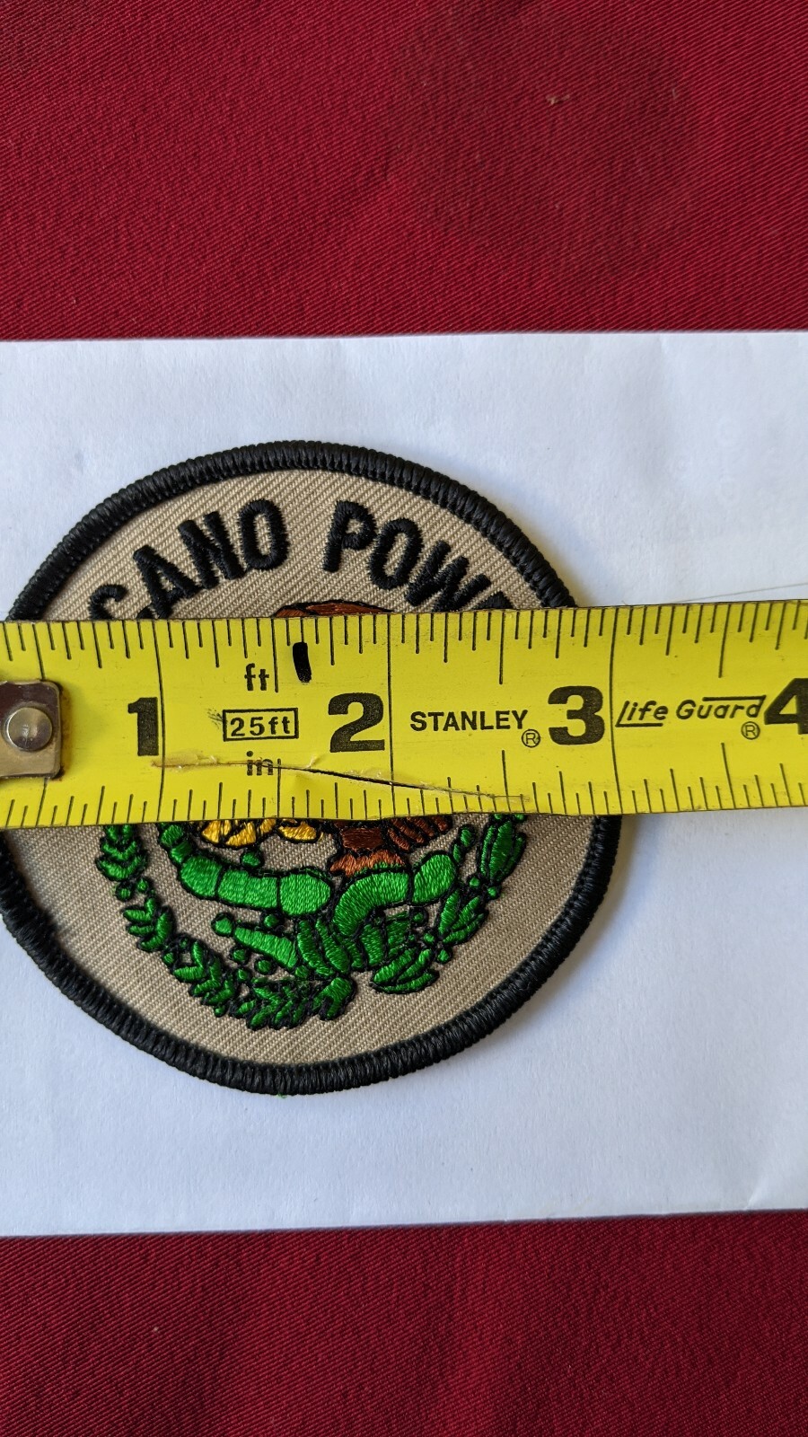 Chicano power Patch iron on embroidery for hats and jacket etc 3 inch ...