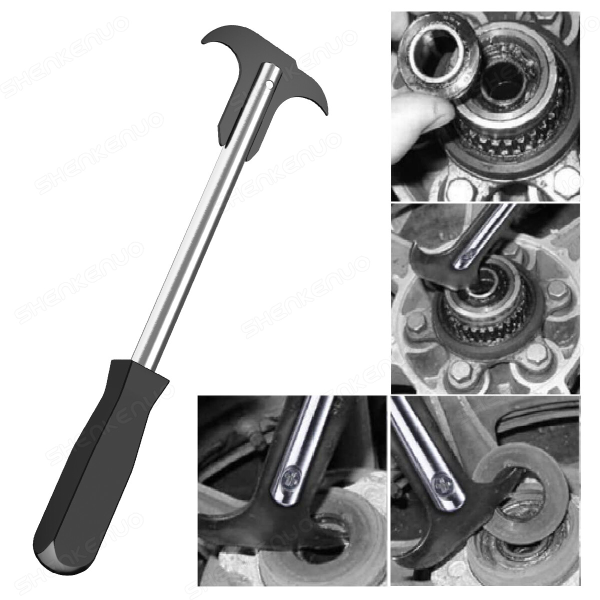 Professional Seal Puller Tool with Dual Hook Tips Remove Oil and Grease ...