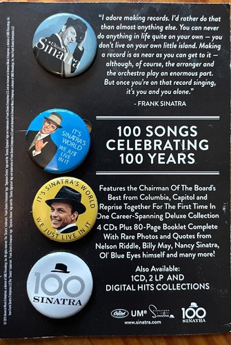 FRANK SINATRA ~ ULTIMATE "100 SONGS CELEBRATING 100 YEARS" ~ PROMO ...