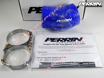 Perrin Blue TMIC Top Mount Intercooler Coupler Kit for 2008-2021 Subaru ...