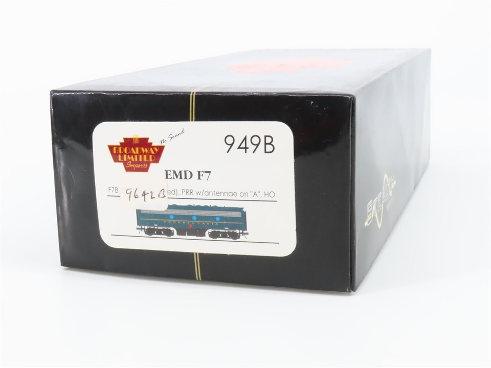 HO Scale Broadway Limited BLI 949B PRR Pennsylvania F7B Diesel #9642B ...