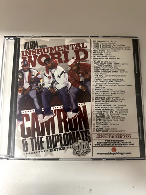 DJ LRM CAM'RON & THE DIPLOMATS DIPSET INSTRUMENTALS BEAT MIXTAPE MIX CD ...