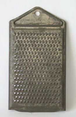Antique primitive tin Food Grater country home farm kitchen cottage ...