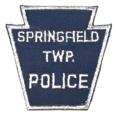 SPRINGFIELD PENNSYLVANIA Sheriff or Police Patch KEYSTONE VINTAGE ...