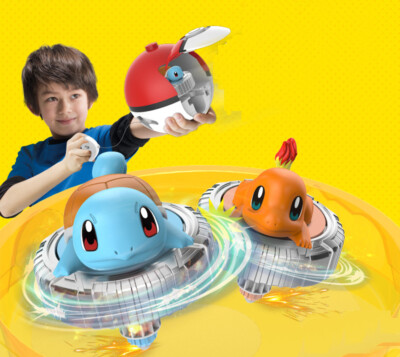 Pokémon Charmander Poké Ball Battle Spinner Pack Spinning Battling Top ...