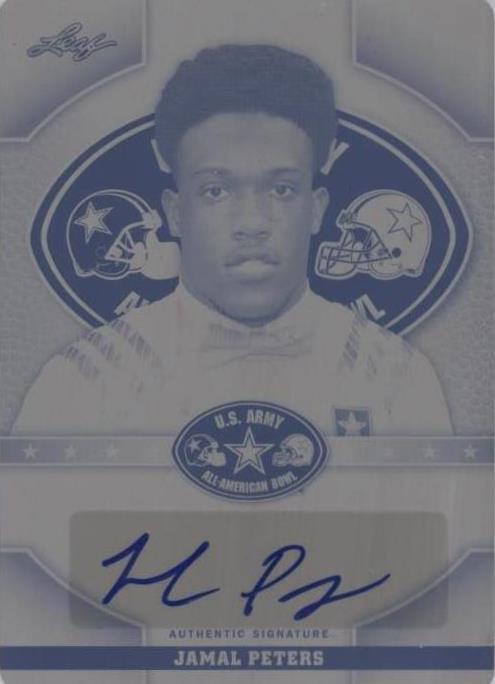 2015 Leaf U.S. Army All-American Bowl - Tour Autographs Jamal Peters # ...