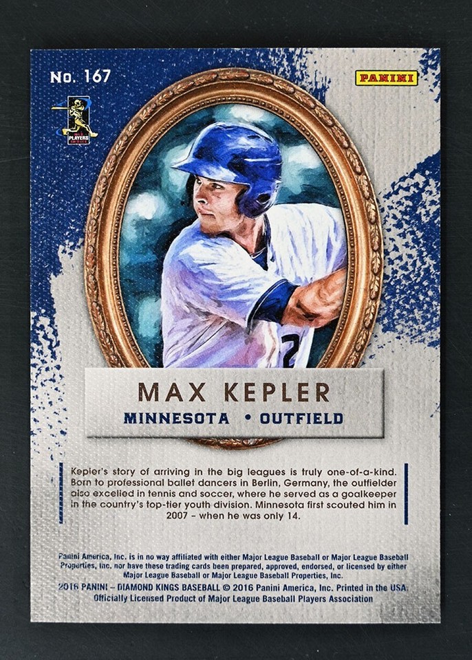 2016 Panini Diamond Kings #167 Max Kepler RC Rookie Minnesota Twins | eBay