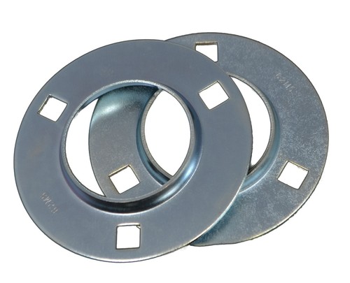 52MS PF205 Round 3 Bolt Pressed Steel Bearing Flanges (Sold in Pairs ...