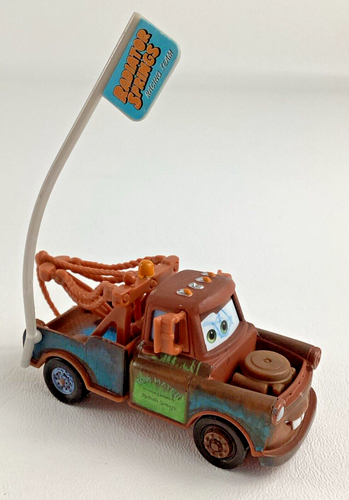 Disney Pixar Cars Tow Mater Radiator Springs Flag Die Cast Character ...