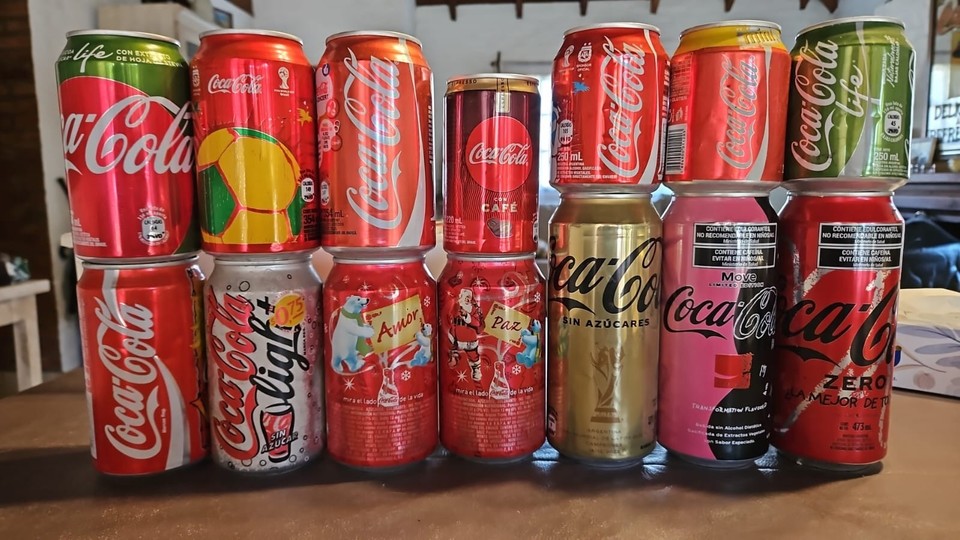 lot 18 empty Cans Coca Cola from ARGENTINA limited editions | eBay