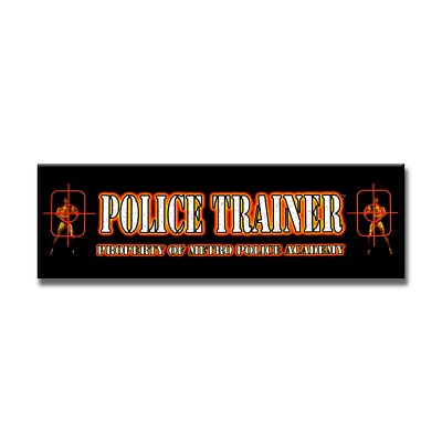 Police Trainer Premium Arcade Marquee For Restoration Backlit Sign | eBay