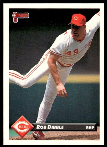 1993 Donruss Baseball Card Rob Dibble Cincinnati Reds #322 | eBay