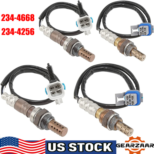 Set of 4 Up & Downstream O2 Oxygen Sensor For Chevy Silverado GMC ...
