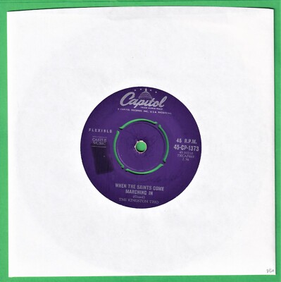 The Kingston Trio,orig 45rpm single- Tijuana Jail / When The Saints Go ...