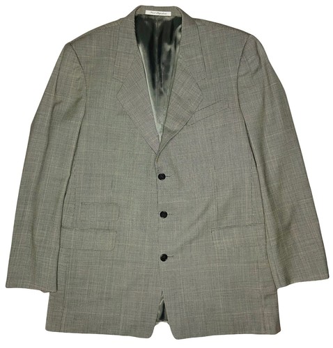 Karl Lagerfeld Paris Men's Essex Gray Double Vent Ticket Pocket Suit ...