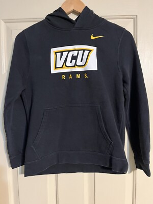 Nike Virginia Commonwealth VCU Black Cotton Hoodie Boy’s Large | eBay
