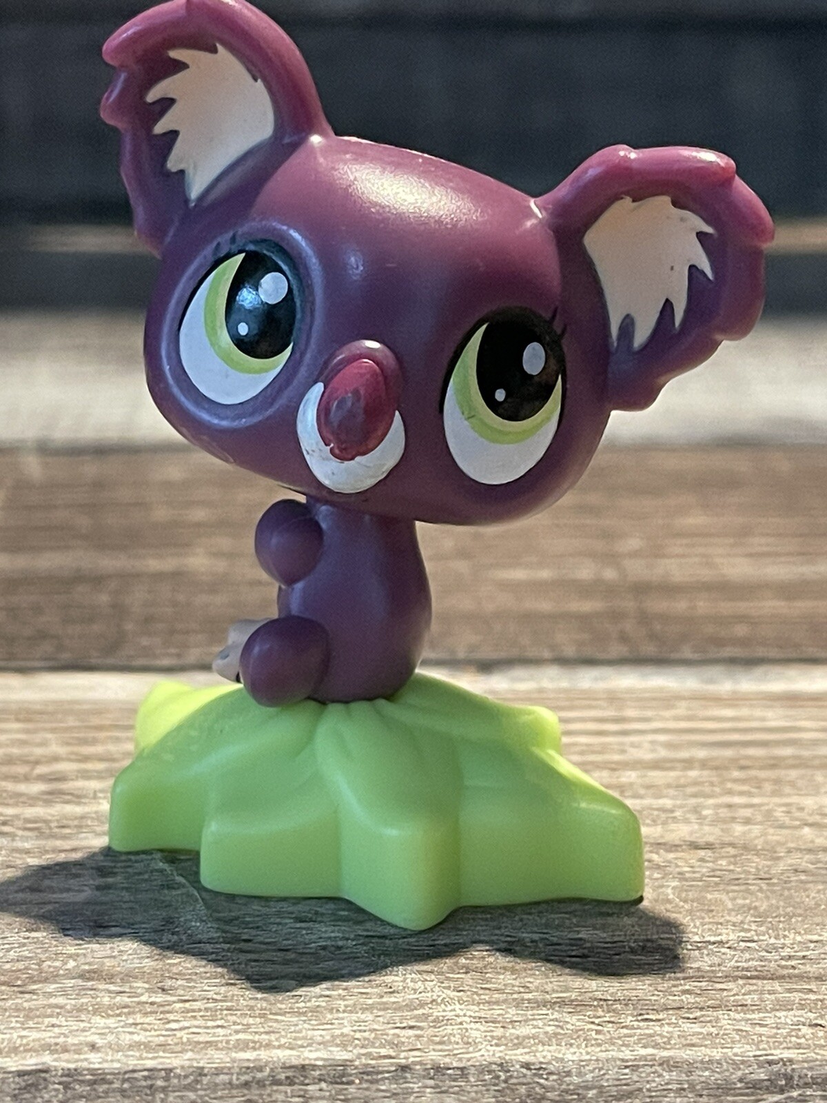 LITTLEST PET SHOP PURPLE KOALA BEAR MCDONALDS HAPPY MEAL TOY LPS 2010 ...