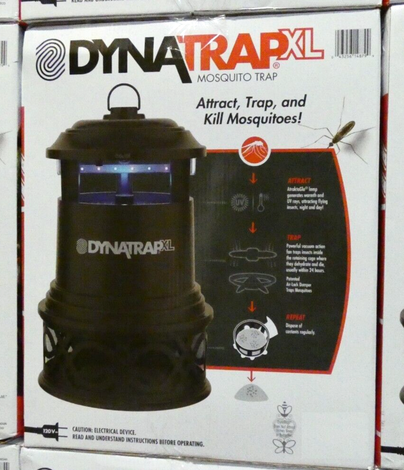 DynaTrap DT2020XLP Outdoor Mosquito Trap Cover 1 ACRE UV LED Bulb 7X ...