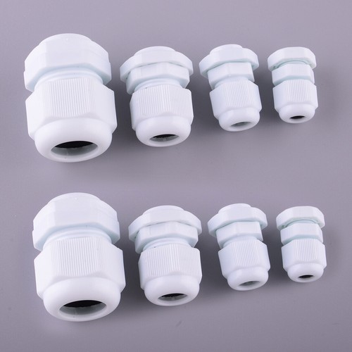40pcs M12 M16 M20 M25 Strain Relief Cord Grip Cable Gland Lock Nut ...