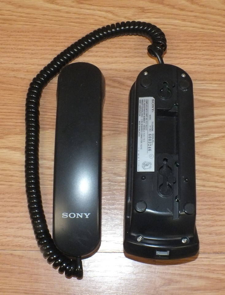 Genuine Sony (IT-B3) Black Single Line Corded Home Telephone **READ ...