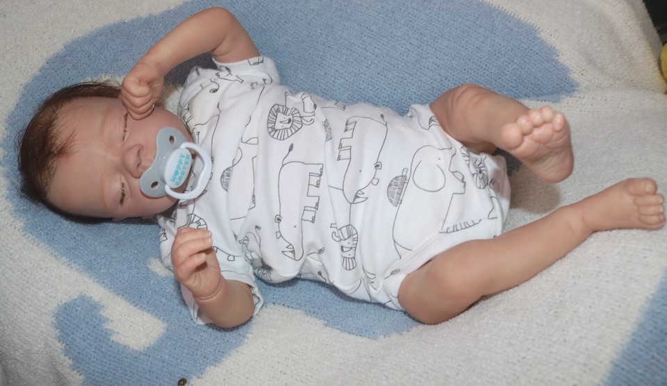 RYAN JAMES~ REBORN ~ "ASLEEP TRENT" ~~20 INCH BABY BOY DOLL | eBay