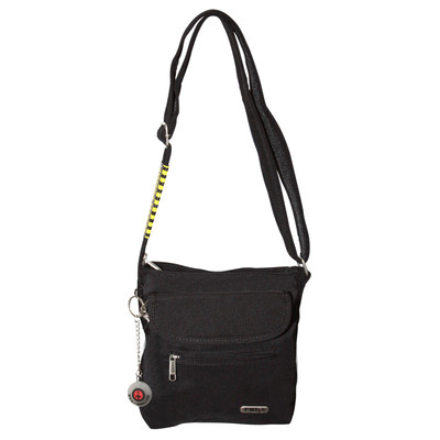 FIB Mens Crossbody Bag Travel Wallet Pockets Shoulder Strap - Black | eBay