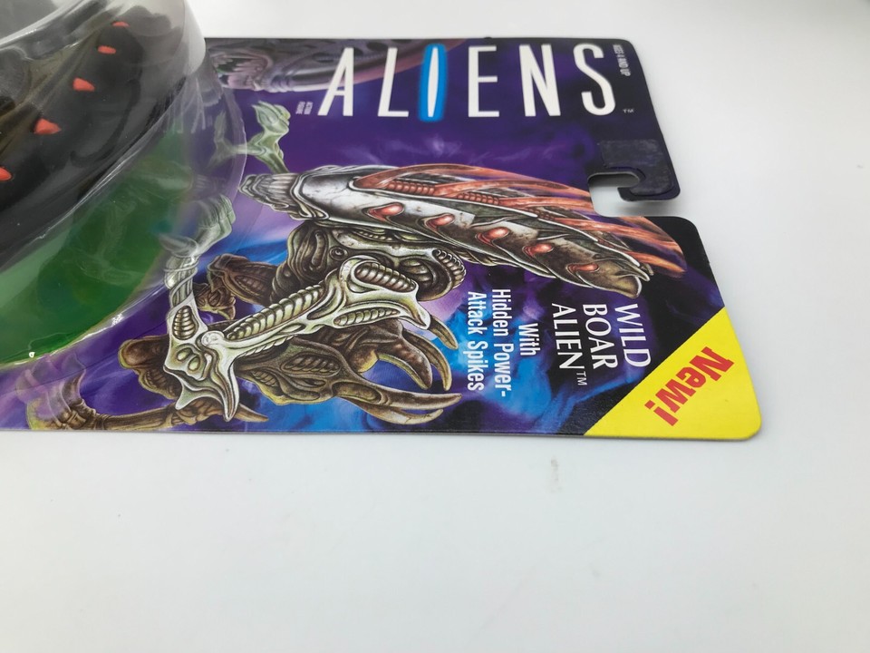 Wild Boar Alien 5" Action Figure Hidden Power Spikes Kenner Aliens 1996 ...