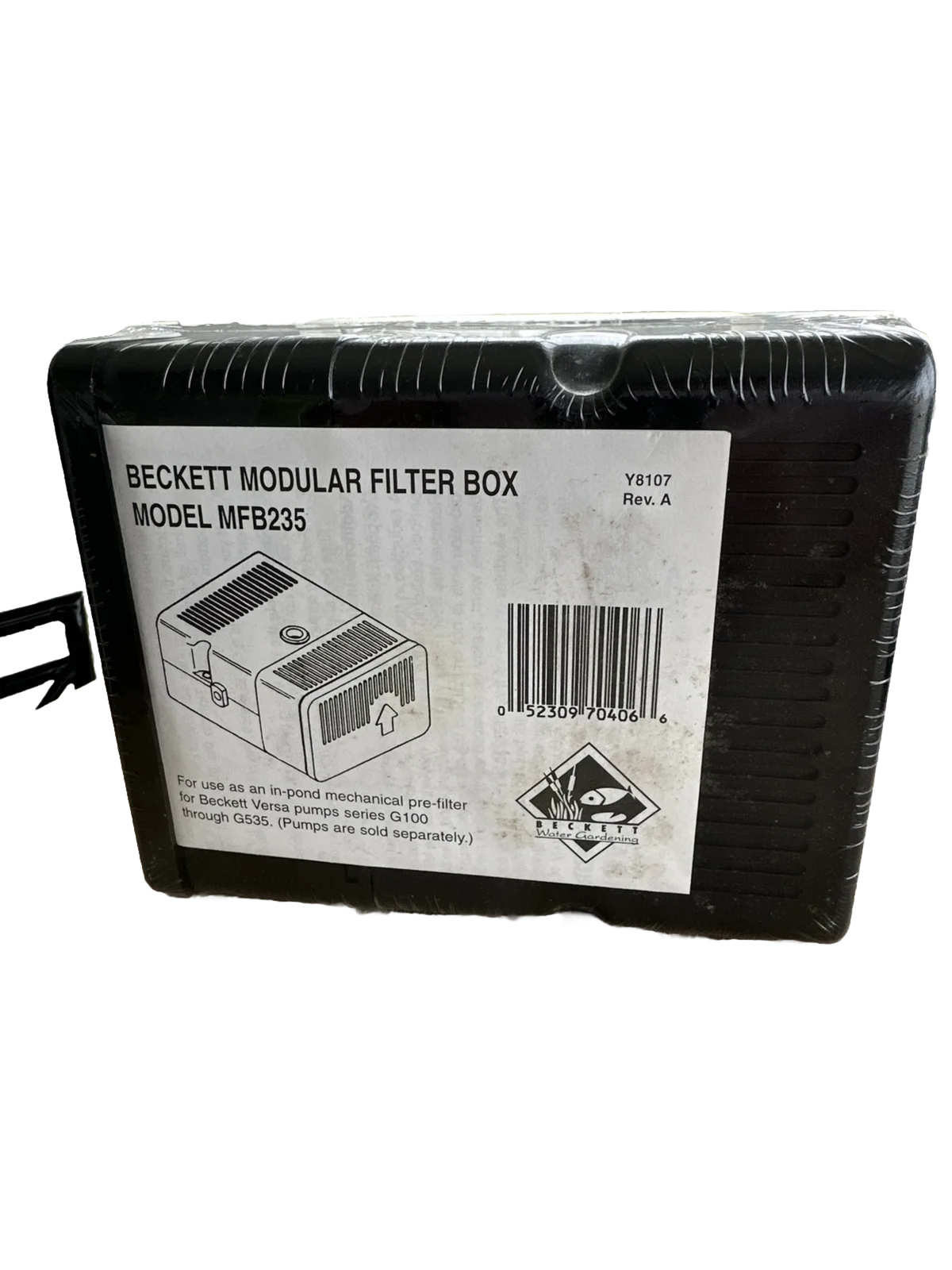 Beckett Water Gardening In-Pond Modular Filter Box MFB235 For Versa ...
