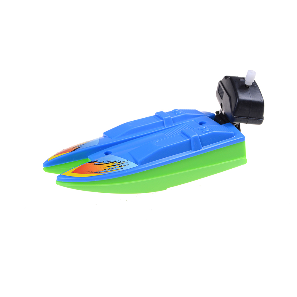 Summer Outdoor Pool Ship Toy Wind Up Swimming Motorboat Boat Toy For ...