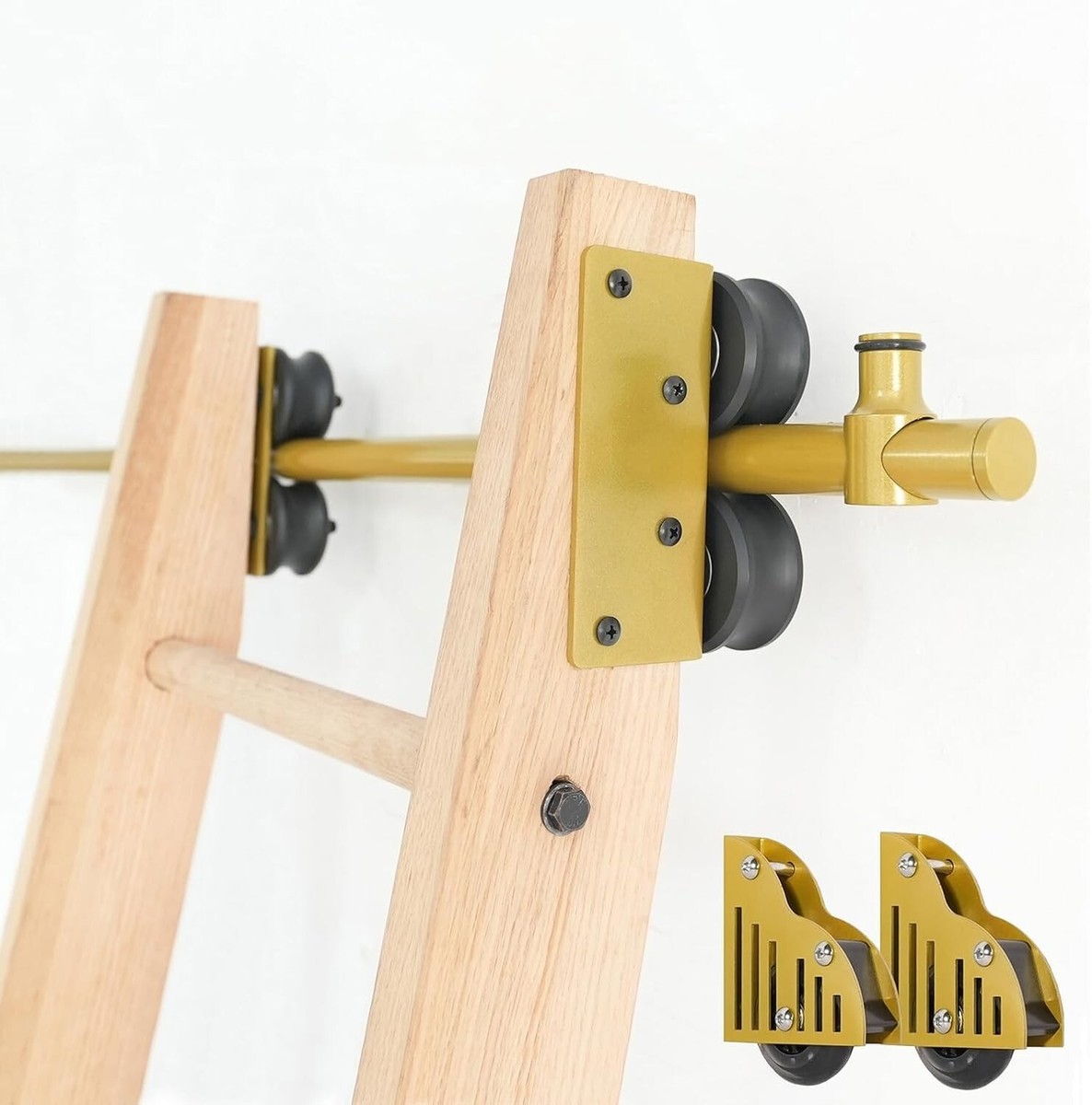 Rolling Wooden Ladders