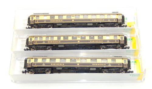 Minitrix Spur N 15780, 15782, 15783 - 3 Personenwagen Rheingold | eBay.de